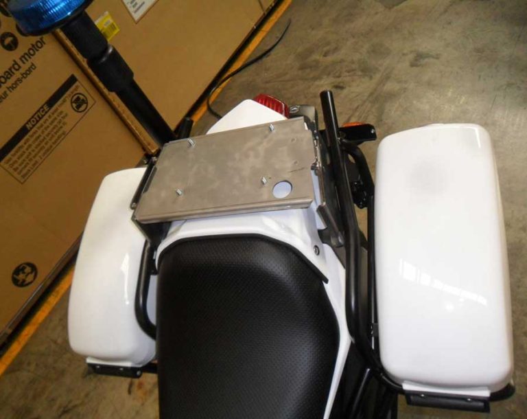 Moulding a Fibreglass Police Motorcycle Radio Box | Custom Fibreglassing